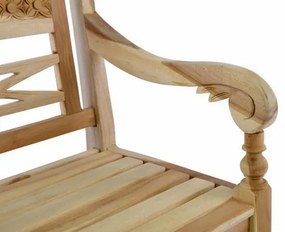 Divero 35093 Dřevěná 2-místná lavice pro děti z teakového dřeva
