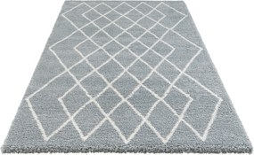 ELLE Decoration, AKCE: 80x150 cm Kusový koberec Passion 103677 Aquablue, Cream z kolekce Elle, šedá, chodba / předsíň