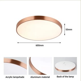 Immax NEO 07322L-LED Stm stropní sv NEO LITE SEMPLICI 60W/230V pr.60cm měděná+DO