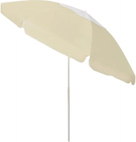 Plážový slunečník pískově žlutý 240 cm 314711