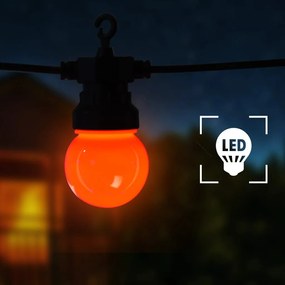 vidaXL LED lucerna světelný řetěz 20 ks kulatá vánoční dekorace 23 m