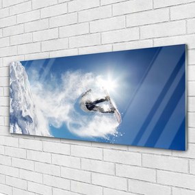 Plexisklo-obraz Snowboard Sport Sníh Zima 125x50 cm