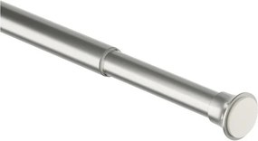 Tyč na sprchový závěs v matně stříbrné barvě 106 - 182 cm Chroma – Umbra