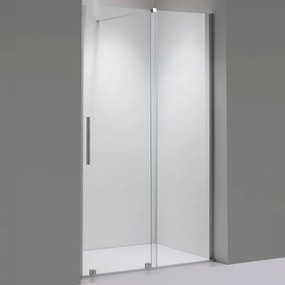 BPS-koupelny Posuvné sprchové dveře HYD-ATA 110 chrom/transparent pro instalaci do niky - bez vaničky