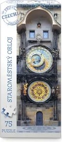 DINO Panoramatické puzzle Staroměstský orloj / 75 dílků / Turistická e