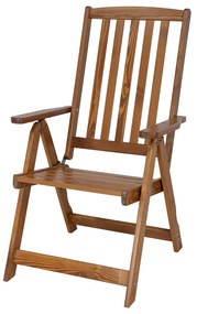 Drewmax MO126 - Zahradní židle, 63x107cm, smrk
