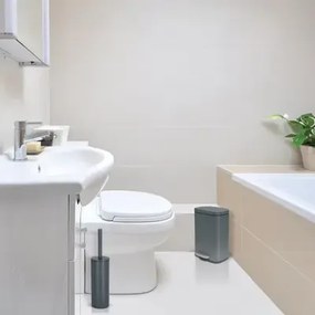 Spirella AKIRA pedálový odpadkový koš 5 L matná šedá / ocel