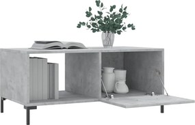 vidaXL Konferenční stolek 90 x 50 x 40 cm kompozitní dřevo [829216] Barva: Betonová šedá