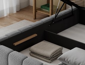 Postel Lamica 90x200 + Dřevěný rám/Standardní zdvih/kontejner