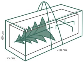 Obal na vánoční stromeček 200x75x60 cm Winza
