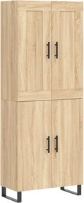 Skříň highboard dub sonoma 69,5 x 34 x 180 cm kompozitní dřevo 3199580