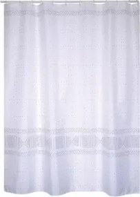 MSV TORALLA sprchový závěs vzorovaný šedý / 180 x 200 cm / polyester