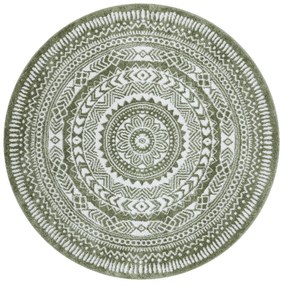 Dywany Łuszczów Kusový koberec Napkin green kruh - 140x140 (průměr) kruh cm
