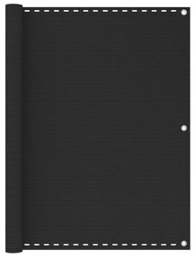Balkónová zástěna HDPE 120 x 500 cm antracitová 310846