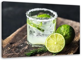 Gario Obraz na plátně Osvěžující nápoj s limetkou Rozměry: 60 x 40 cm