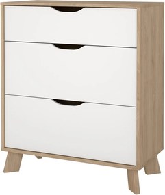 FALCO Komoda Iker 703 jackson hickory/bílá