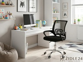 Dětská židle LORDANO - černá síťovina
