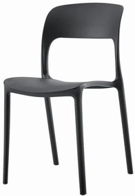 Set tří židlí IPOS černé (3ks)