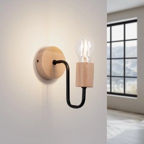 Sollux Lighting Nástěnné svítidlo TIMBO černé