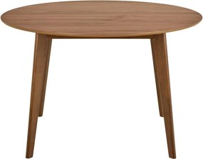 Kulatý jídelní stůl Roxby 120 cm ořech