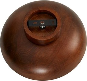 Hnědé stropní svítidlo se skleněným stínidlem ø 24 cm Elsa – Opviq lights