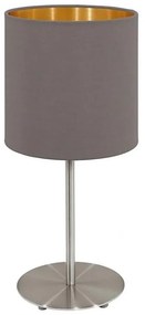 Eglo 55214 - Stolní lampa PASTERI 1xE14/40W/230V hnědá/měděná