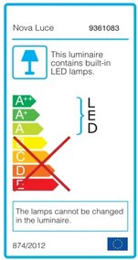 LED stropní svítidlo Zeffari 50 zlaté