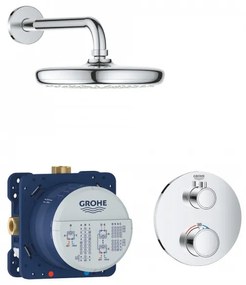 Grohe Grohtherm sprchový set Tempesta 210 s termostatem pod omítku, chrom 34726000