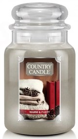 Country Candle Vonná Svíčka Warm and Fuzzy, 652 g