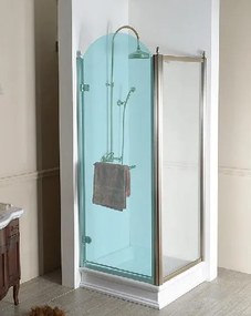 Gelco Antique - Sprchová stěna 1000 mm, Coated Glass, bronz/čiré sklo GQ5610C