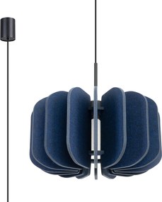 Sollux Lighting Závěsná lampa MULA 45 tmavě modrá