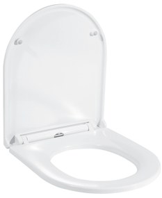 Cerano Seggio, WC sedátko se zpomalovacím mechanismem 430x360x42 mm, slim/UF, bílá matná, CER-CER-414791