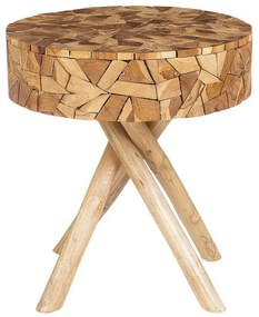Teakový dřevěný stolek THORSBY Beliani