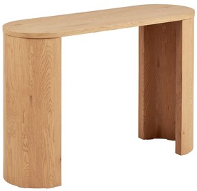 Konzolový stolek v dekoru dubu v přírodní barvě 38x114 cm Bibione – House Nordic