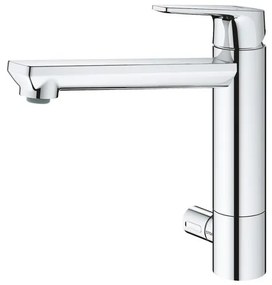 Grohe BauEdge Dřezová otočná baterie s ventilem k myčce, chrom 31696000