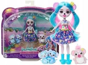 Enchantimals rodinka karalee koala s koalami, mattel hnt61
