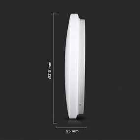 LED Solution Bílé LED stropní svítidlo kulaté 310mm 18W CCT 217605