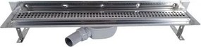 Sprchový žlab Ceramia S-Line Klasik 55 cm nerez lesk čtverečky ZLAB60NRZ1LEM