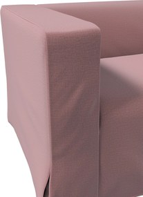 Potah na pohovku Klippan 2-místná, dlouhý s rohovými záhyby barva fialová látka sametová