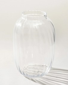 Vase Glass Flow 18x18x28 cm