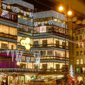 Easy Fix LED světelný závěs venkovní, 100 × 300 cm, ledově bílá s FLASH, 300 diod, bílý kabel, IP67, prodlužovací