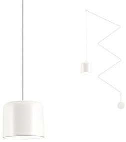 Redo Závěsné svítidlo DODO,  Ø 16cm, kabel 3m Barva: Bílá