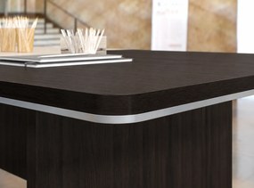 Přístavný kontejner TopOffice 90 x 55 cm, levý, wenge