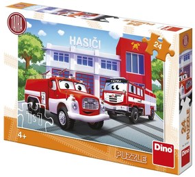 Dino Puzzle Hasiči 24 dílků