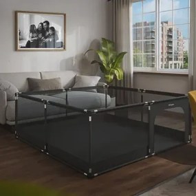 Tulano Cozy 28 Dětská ohrádka 200 x 180 cm šedá