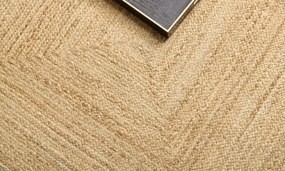 Diamond Carpets India, Ručně vázaný kusový koberec Juno J-38 Natural, 200x290, béžová, chodba / předsíň