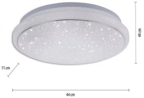 Leuchten Direkt 14743-16 - LED RGB Stmívatelné svítidlo JUPI LED/28W/230V + DO