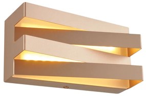 ACA Lighting LED nástěnné dekorativní svítidlo MILANO 12W/230V/3000K/960Lm/270°/IP20, zlaté