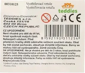 TEDDIES Vystřelovací pistole s vrtulkou / Plast / 12 cm / 3 barvy / od