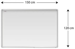 Magnetická tabule 150 x 120 cm ALLboards CERAMIC CER1512